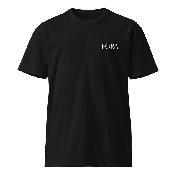 Fora Logo Unisex Premium T-shirt – Fora Travel Merch Store